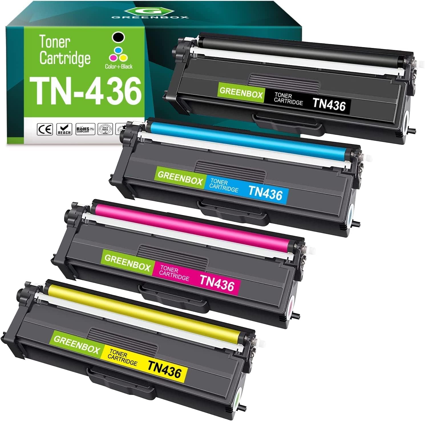 Amazon.com: GREENBOX TN436 Toner Cartridge Compatible for Brother TN436 ...