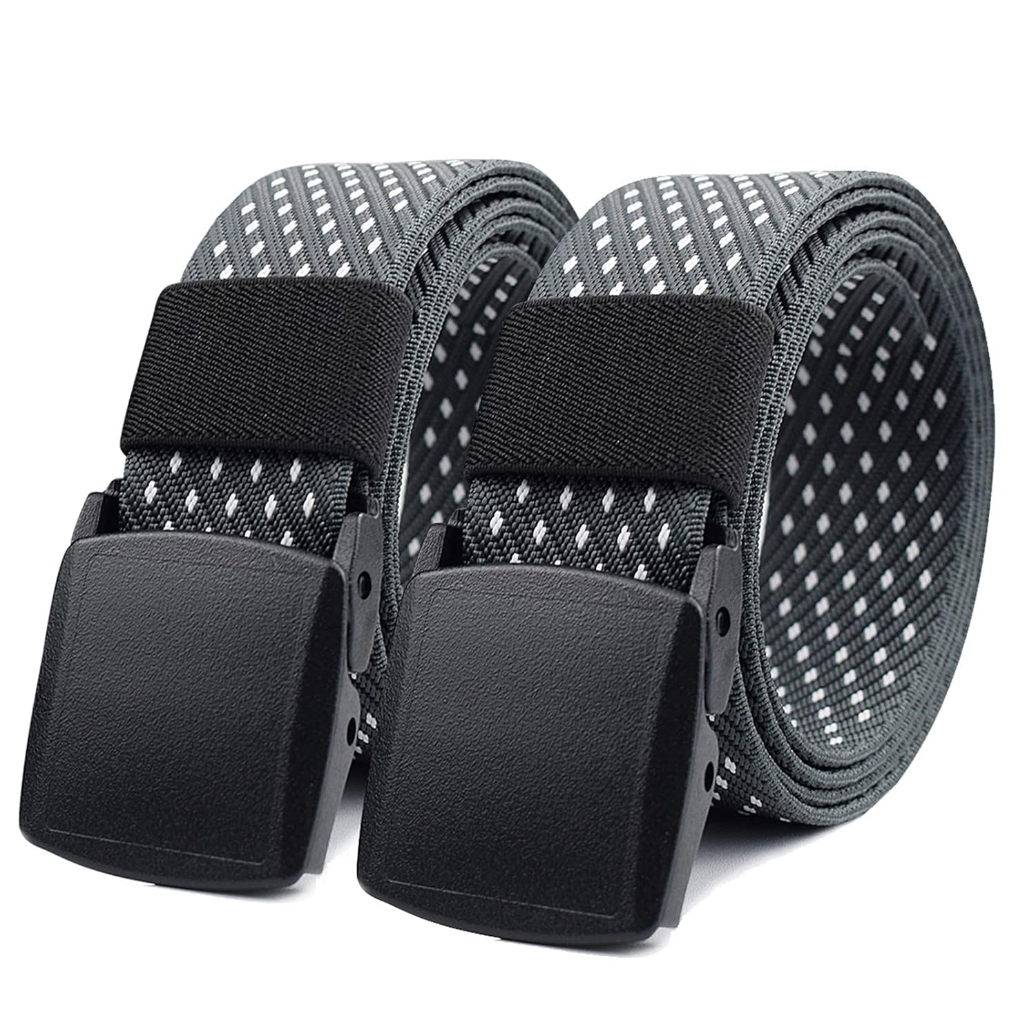 Buy Men's Tactical Military Webbing Belt with Plastic Buckle Nylon ...