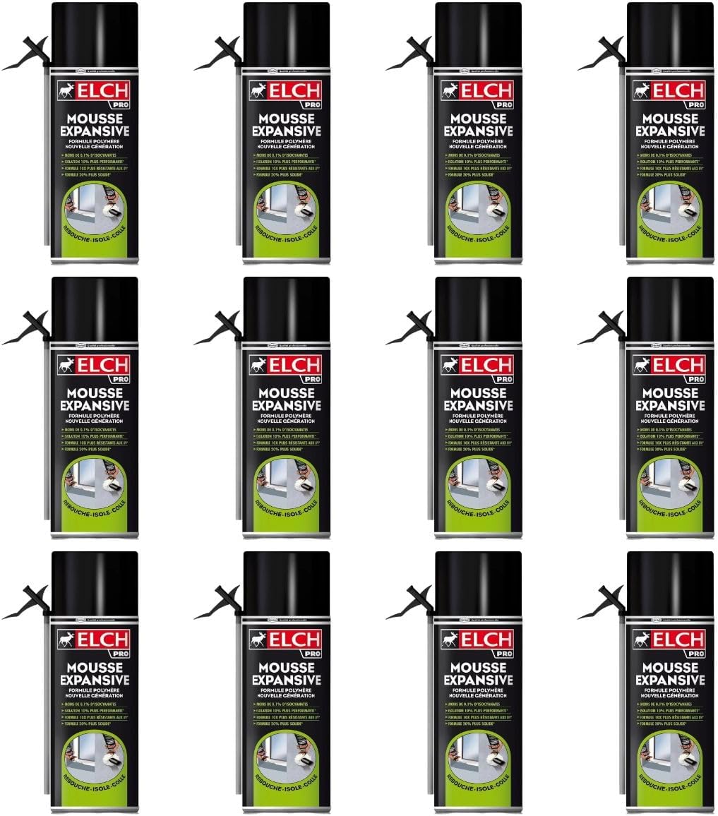 Henkel Elch Pro PU Foam Mounting Foam - Expandable Building Foam for a ...