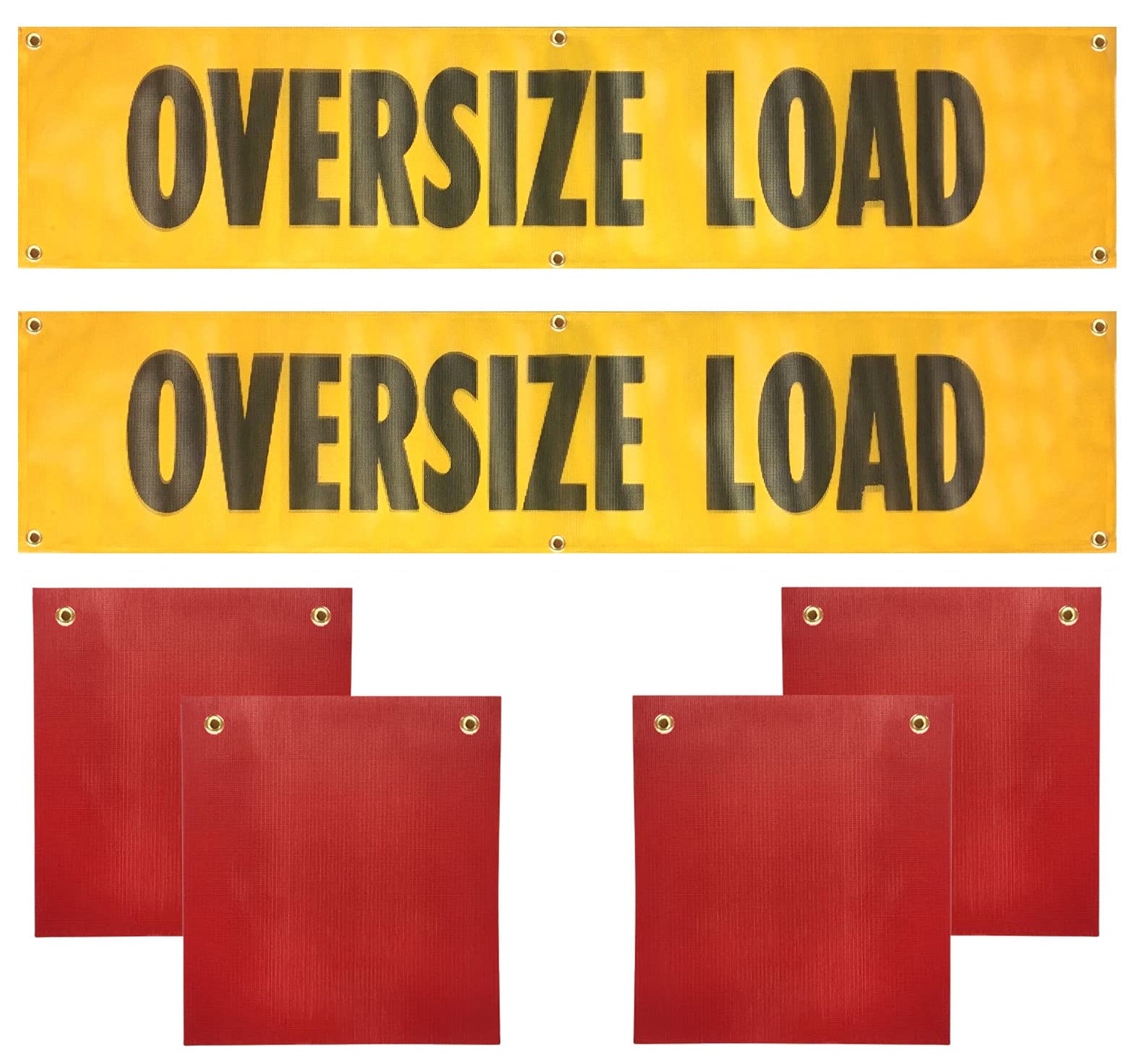 Amazon.com: Mesh Oversize Load Signs with Grommets for Trucks - 2 ...