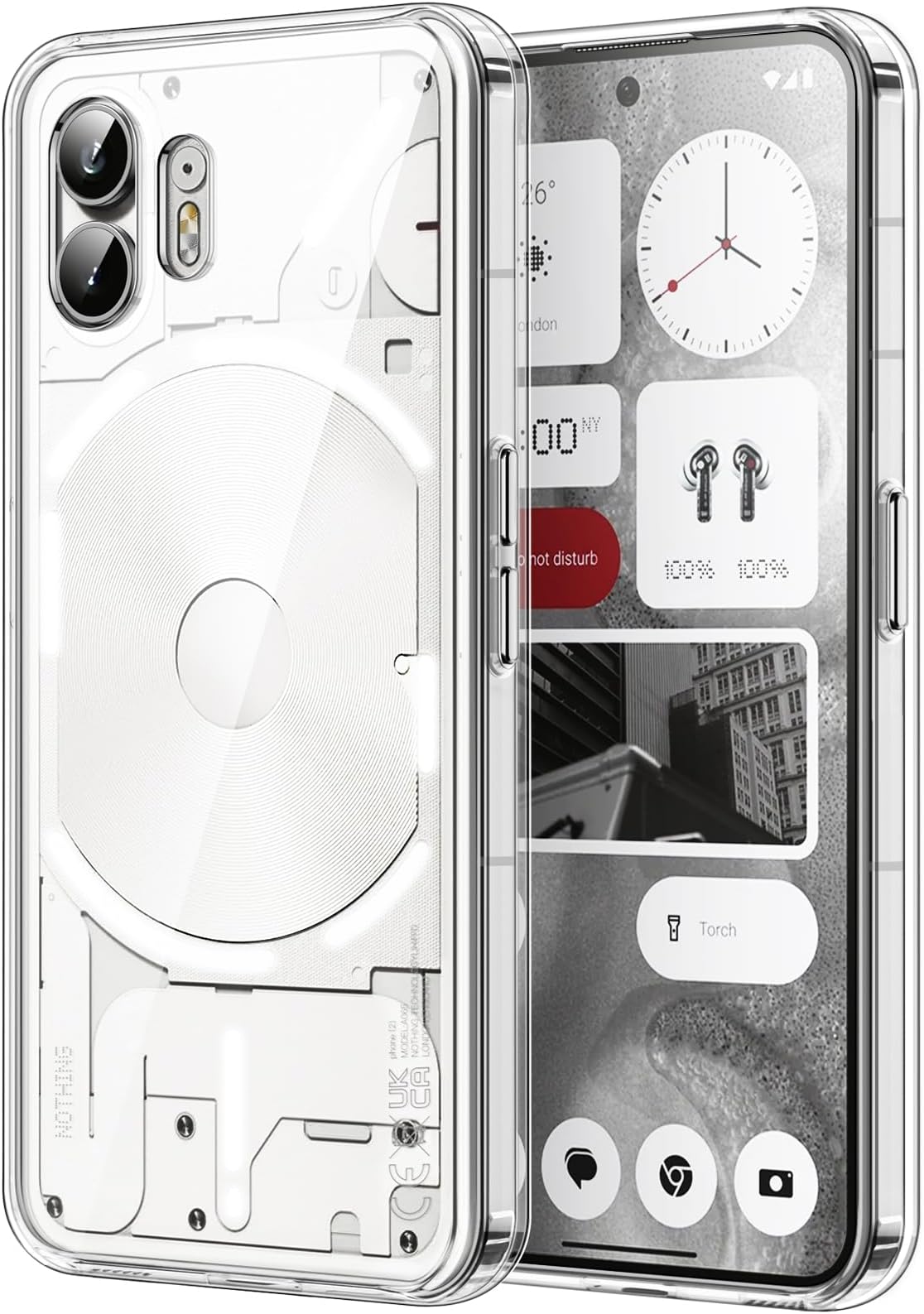 Amazon.com: Nothing Phone (2) - 256 GB + 12 GB Ram, Glyph Interface, OS ...