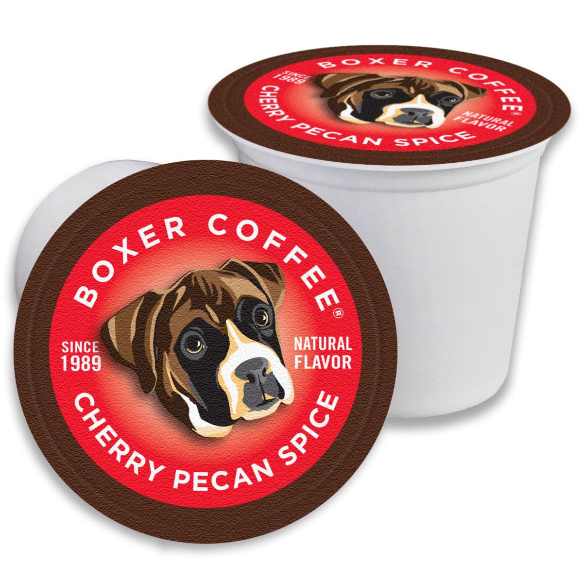 Amazon.com: Boxer Coffee 52 Count Cherry Pecan Spice Natural Flavoring ...