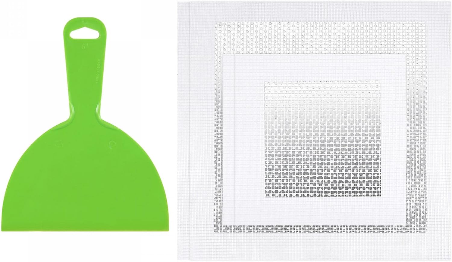 Amazon.com: uxcell 6-inch Putty Knife and 4" & 8" Aluminum Wall Repair ...