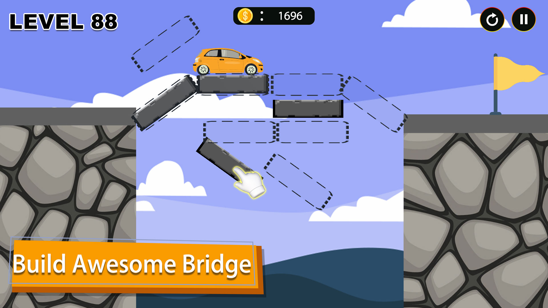 Build A Bridge! Draw Race Master Make Bridge Build Construction ...