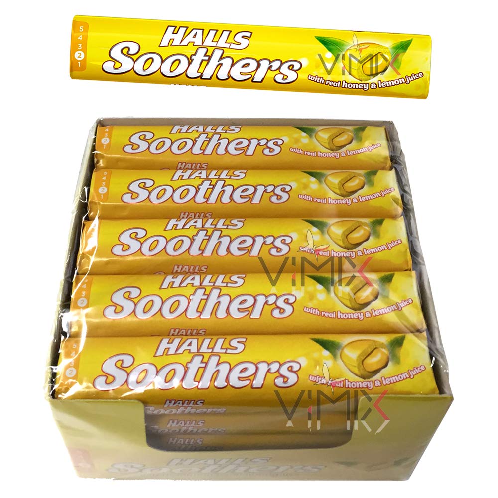 Buy Half Box of Halls SOOTHERS 10 x 45 g Packs 4 Types Flavoured Sweets ...