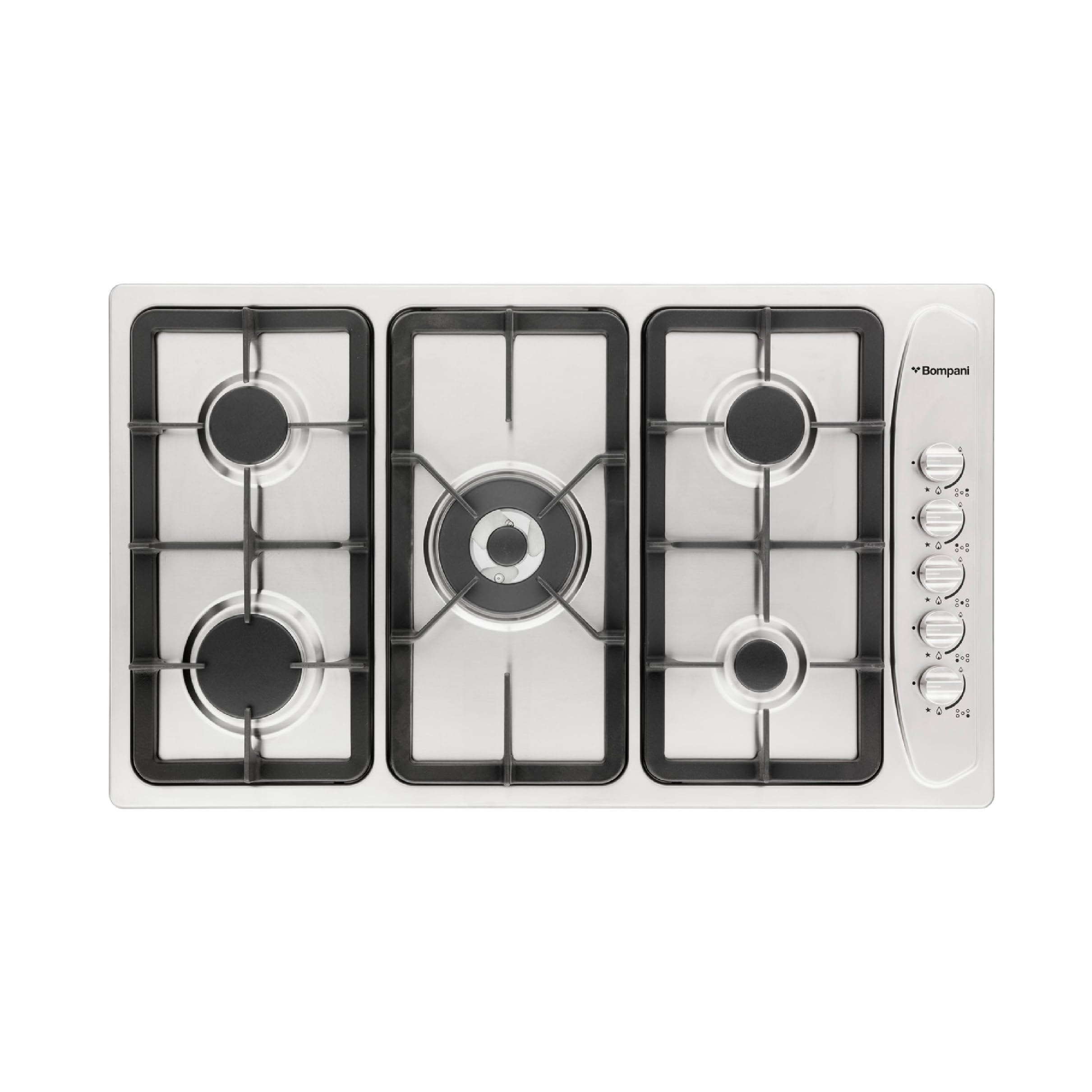 Buy Bompani BO293GML Built-In 5 Burner Stainless Steel Hobs, 90 cm Size ...
