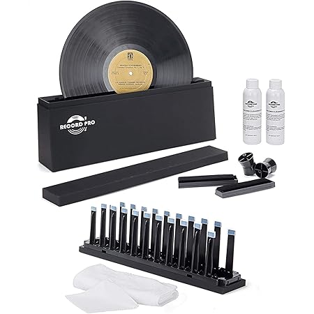 Studebaker Vinyl Record Cleaning System with Cleaning Solution and Soft ...