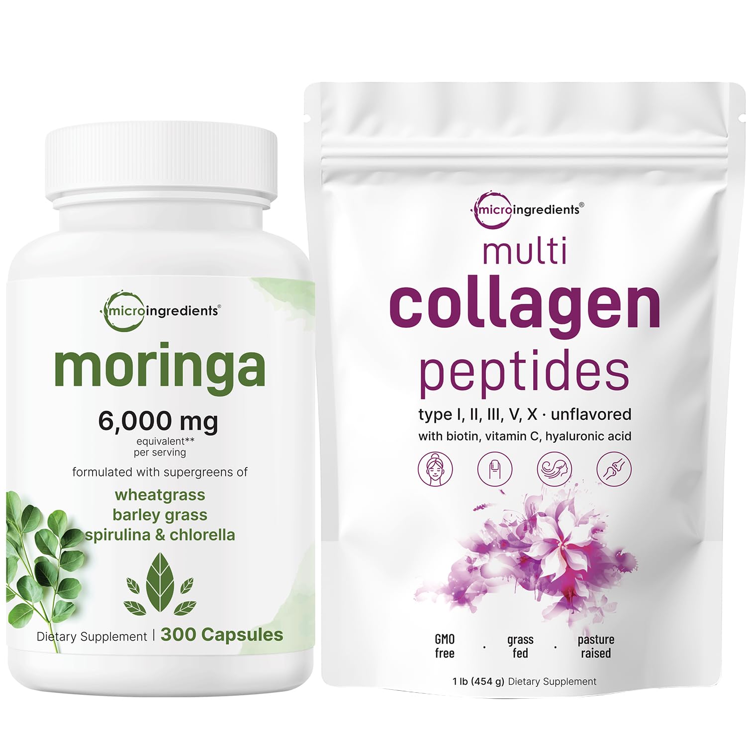 Amazon.com: Micro Ingredients Multi Collagen Protein Powder 16oz ...