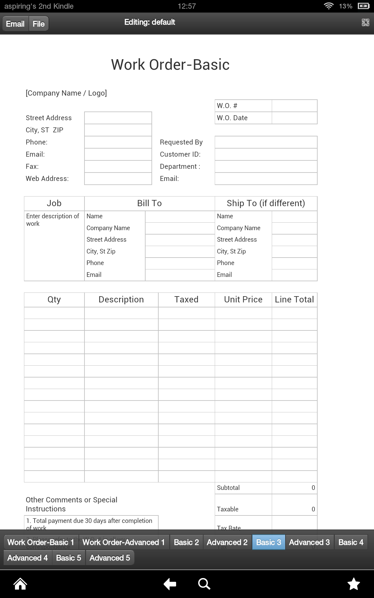 Work Order - App on Amazon Appstore