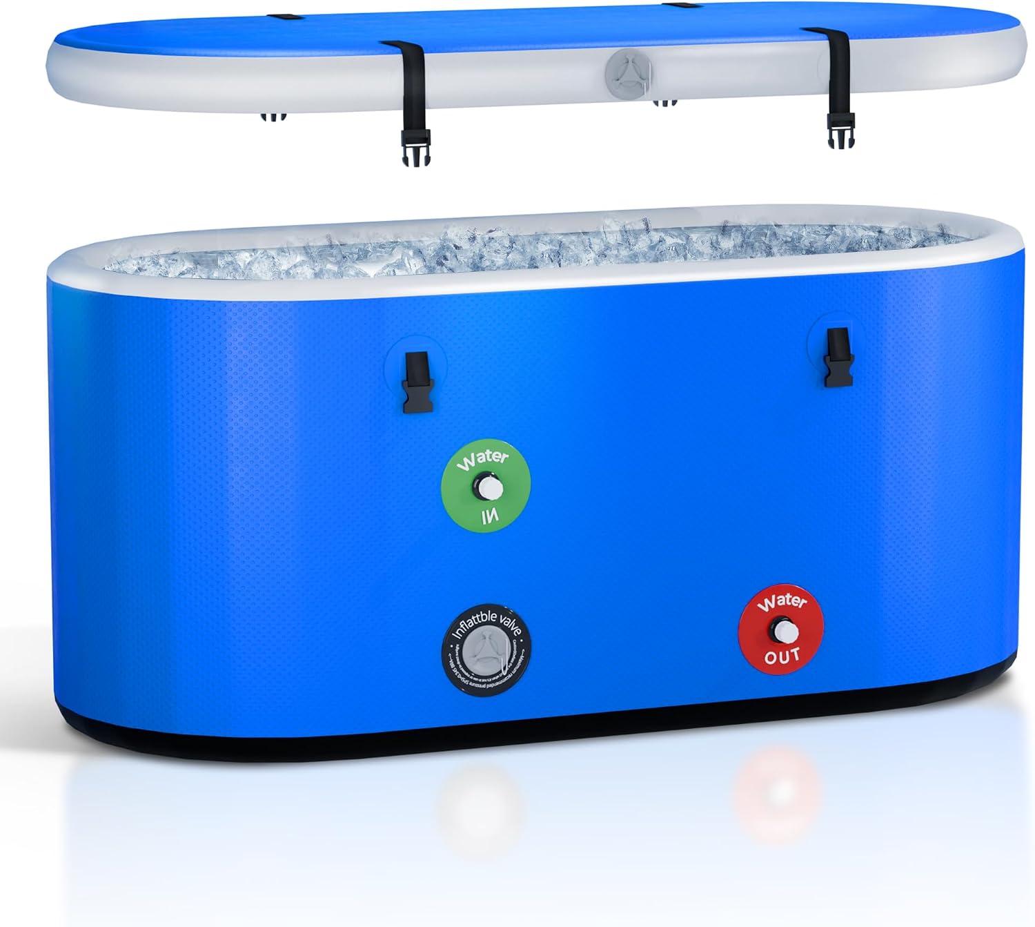 540L Ice Plunge Tub for Athletes Recovery, Water Chiller Compatible ...