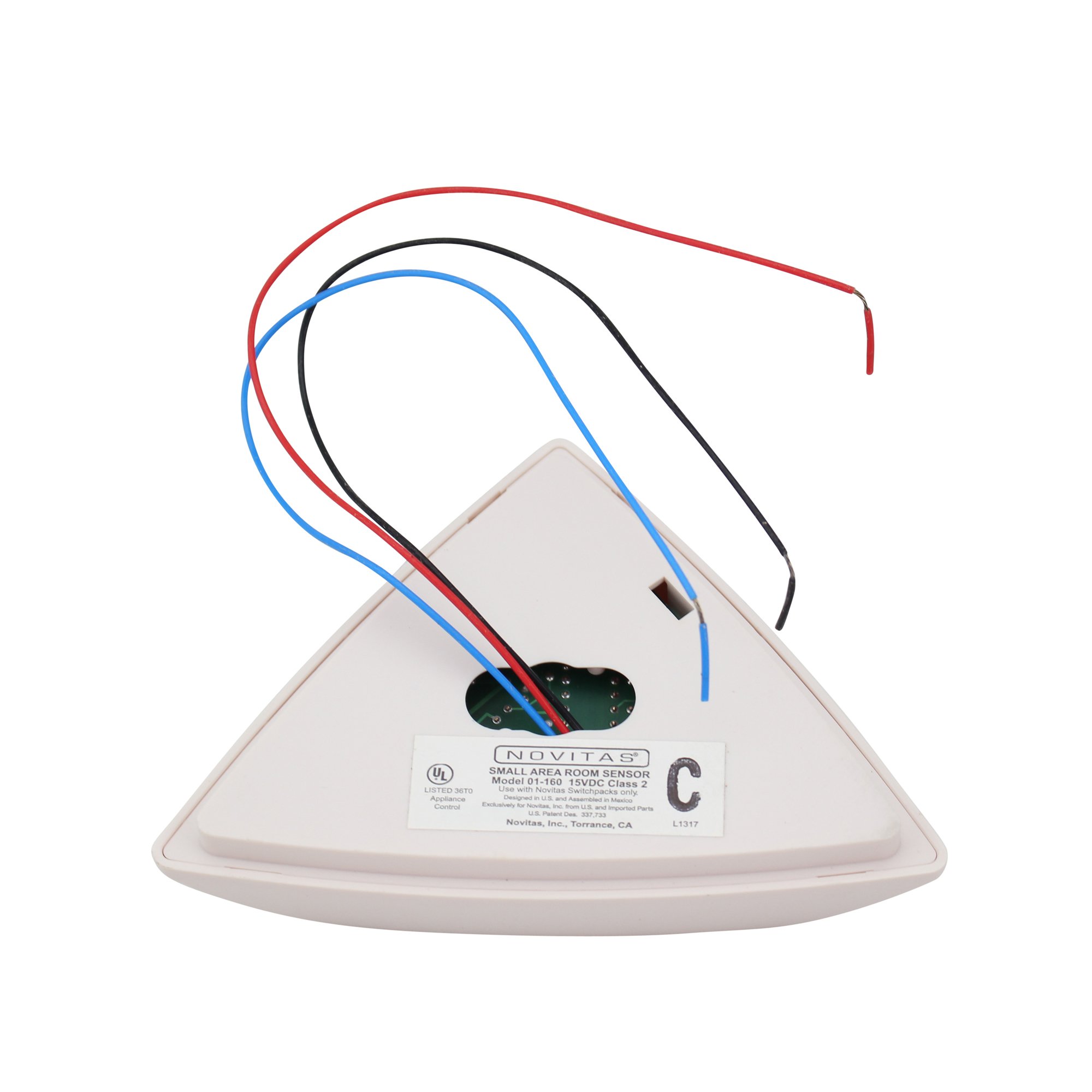 Novitas Occupancy Sensors ONW D, NeoSwitch Dual Tech/Dual Relay Wall