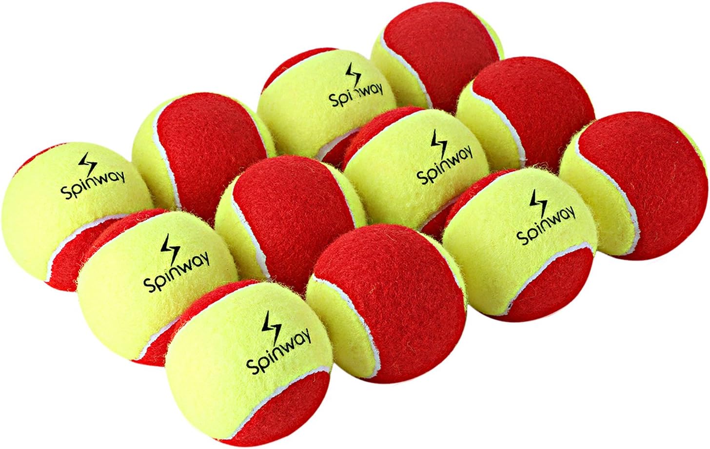 Spinway® Mini Tennis Balls Stage 3 (Pack of 12) Red Colour : Amazon.in ...