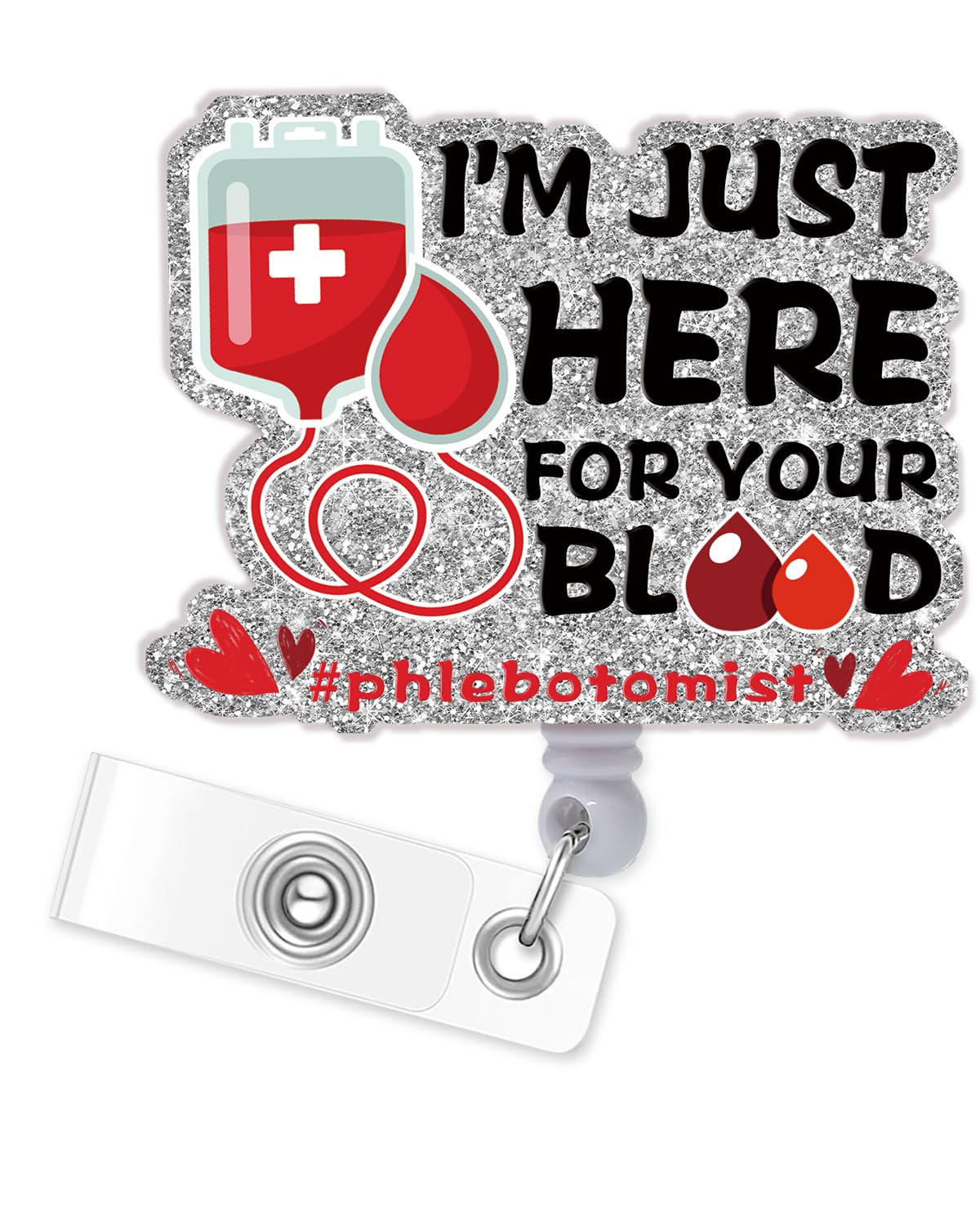 Amazon.com : Phlebotomy Badge Reel Retractable, Phlebotomy Essentials ...