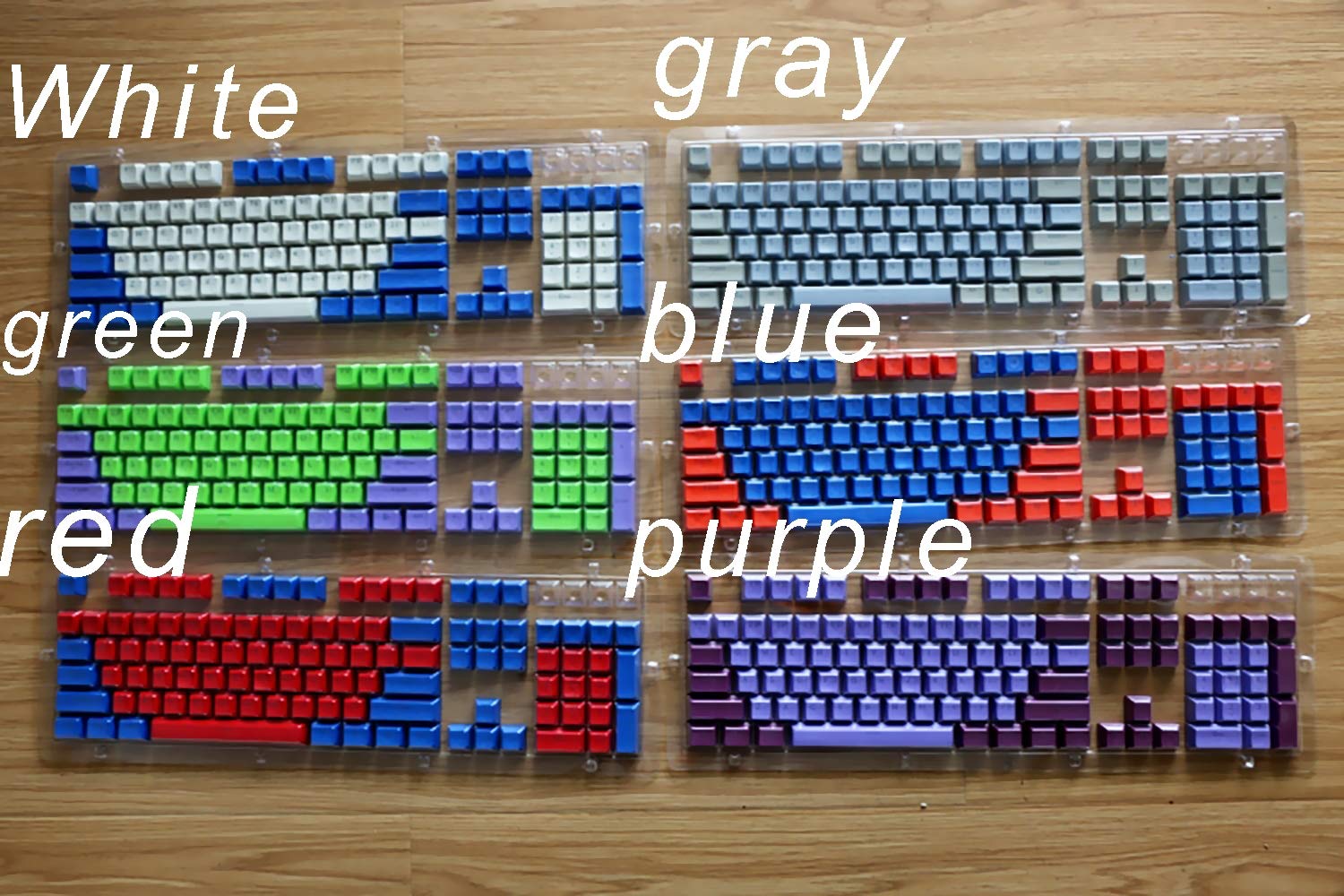 Buy SA Keycaps, Pbt Double Keycap, 104-Key Transparent Letter, Suitable ...