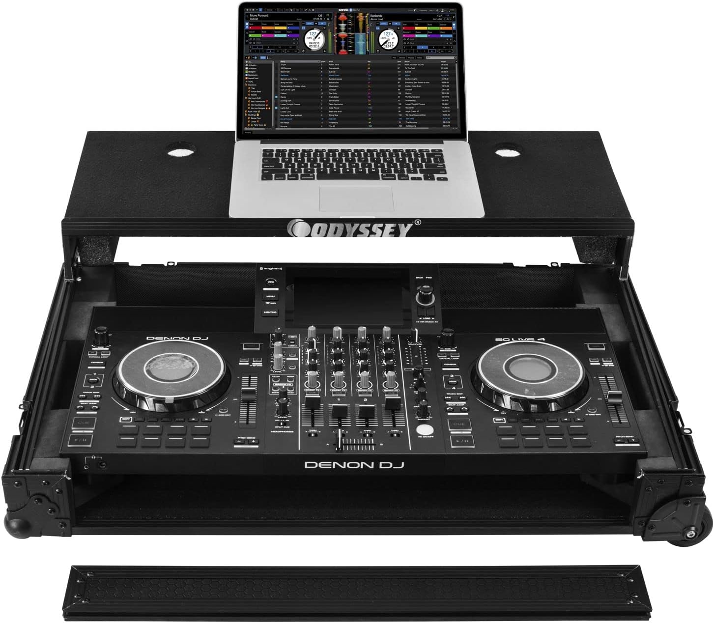 Amazon.com: Denon DJ SC LIVE 4 I-Board Flight Case with Glide Style ...