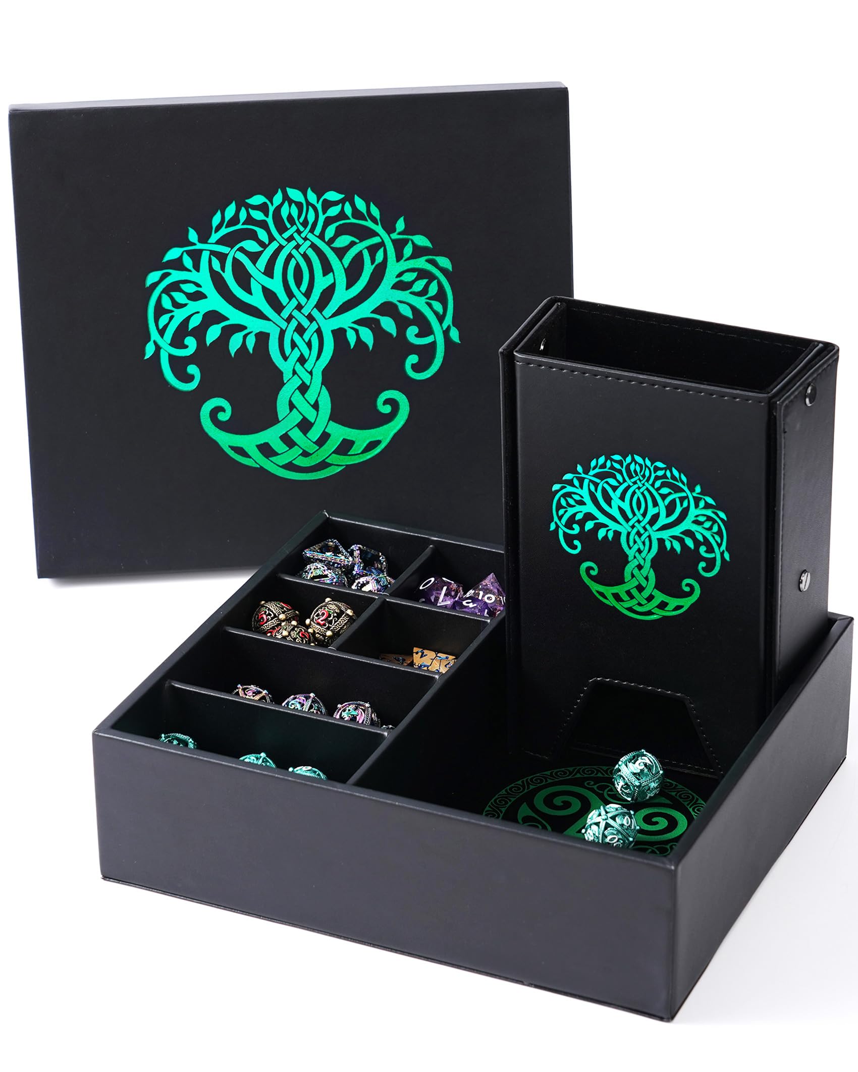 Amazon.com: Dice Tray and Dice Tower for DND and RPG - All-in-One Game ...