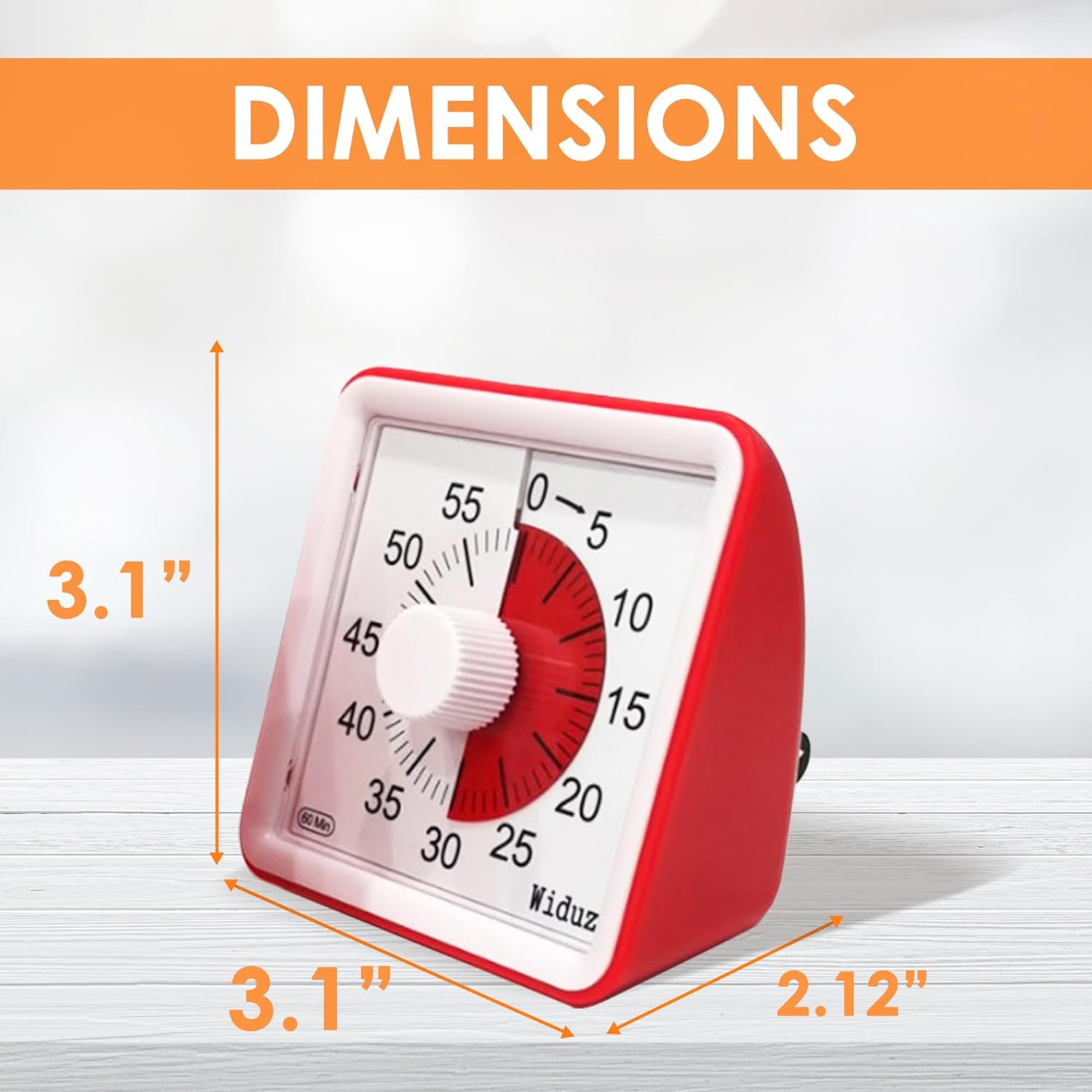 60 Minute Visual Silent Analog, Study Timer, Time Nepal | Ubuy