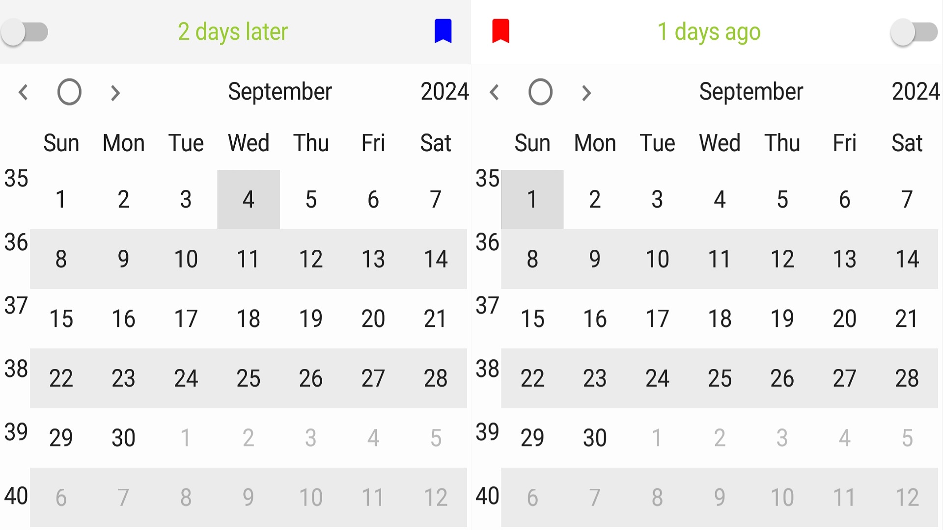 Dual Calendar - Day Counter - App on Amazon Appstore