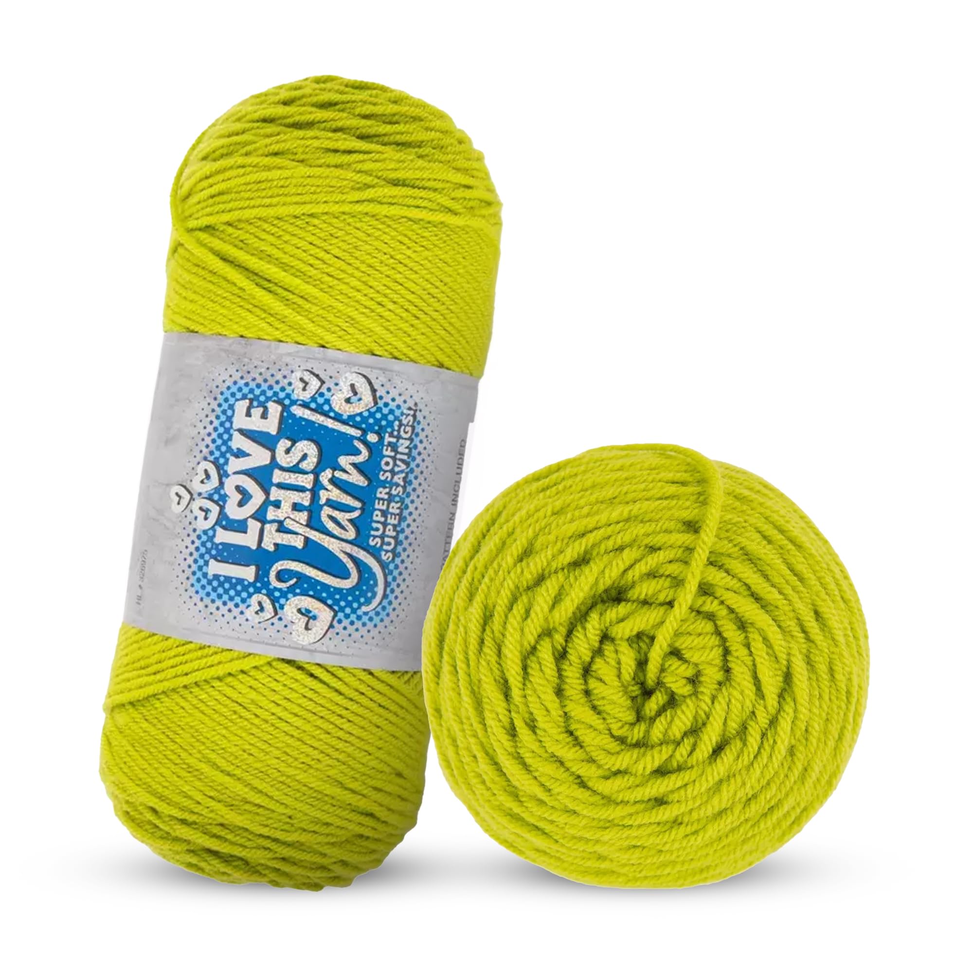 Amazon.com: I Love This Yarn 4 Medium Acrylic Yarn for Crocheting ...