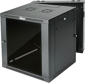 Amazon.com: Tecmojo Fully Welded Server Cabinet, 12U Wall Mount Rack, 17.7inch Depth Network ...