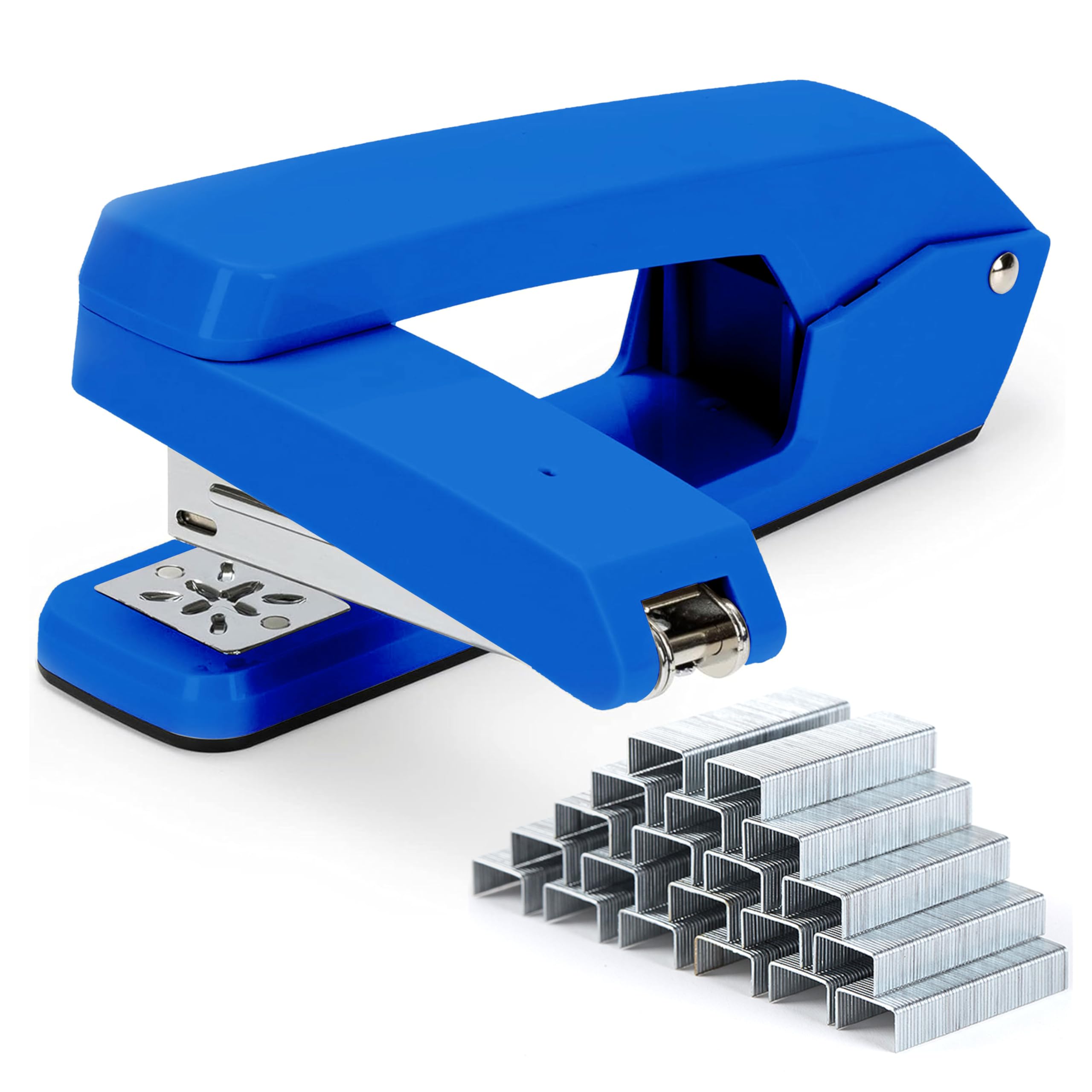 Snapklik.com : Deli Modern Desk Swivel Stapler, 360 Degree Rotate, 25 ...