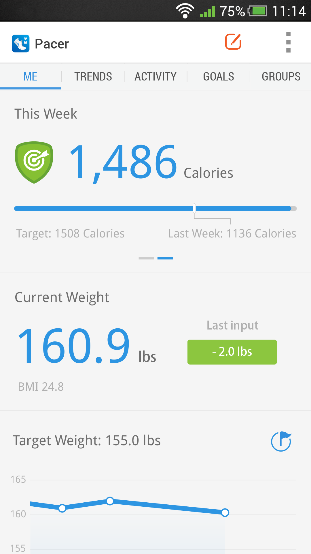 Pacer Pedometer & Weight Loss Coach - App on Amazon Appstore