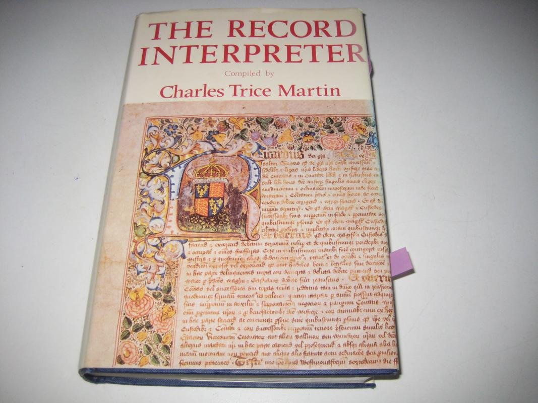 Amazon.com: The Record Interpreter: 9780850334654