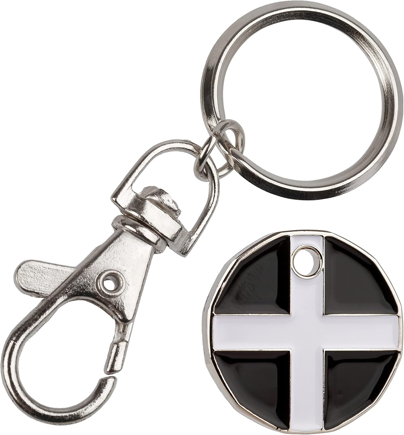 Harts St Piran flag of Cornwall Trolley locker Token (sided New £1 coin ...