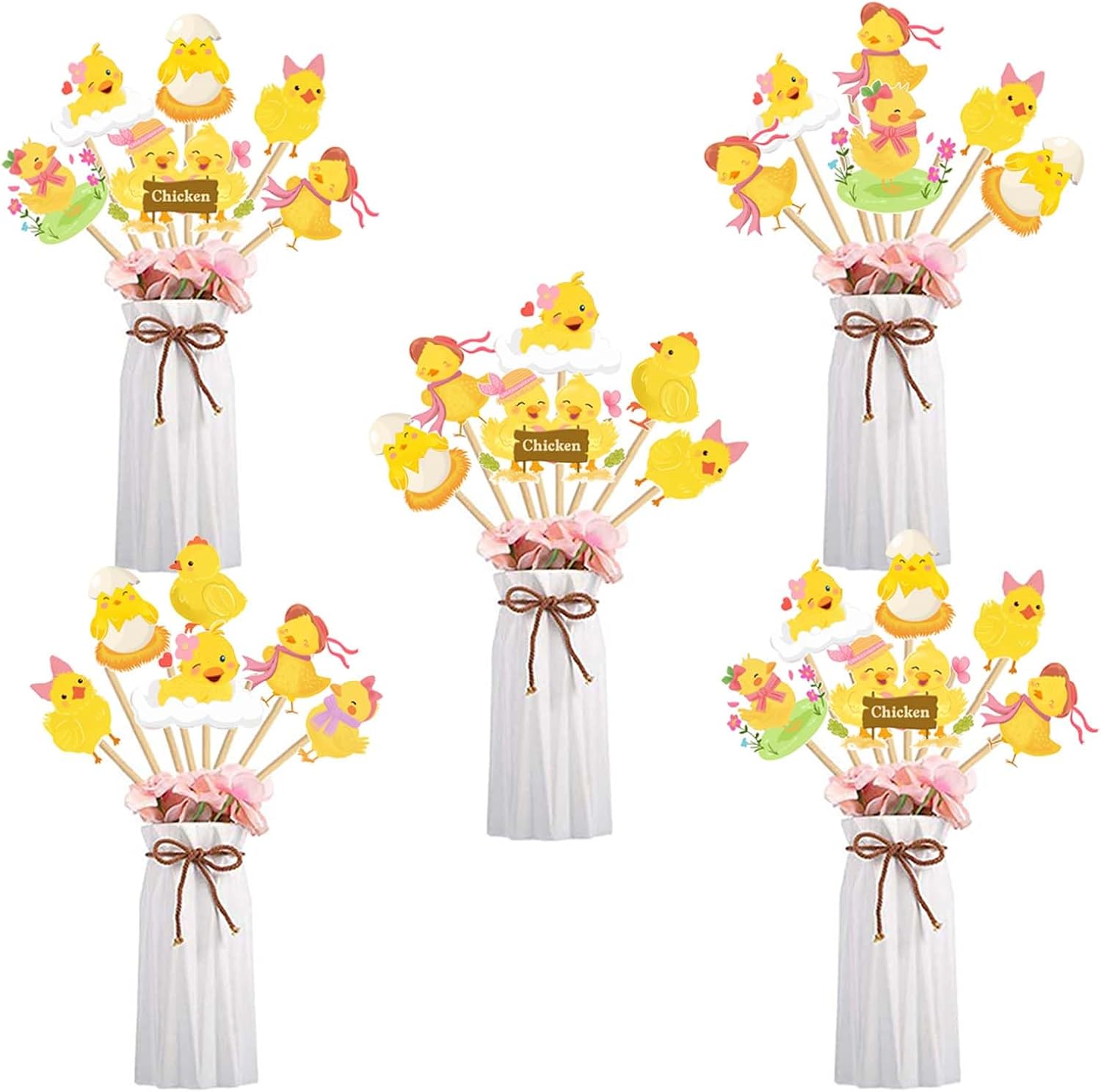Amazon.com: SHADOAMP Chicken Party Decorations, 24pcs Chicken Table ...