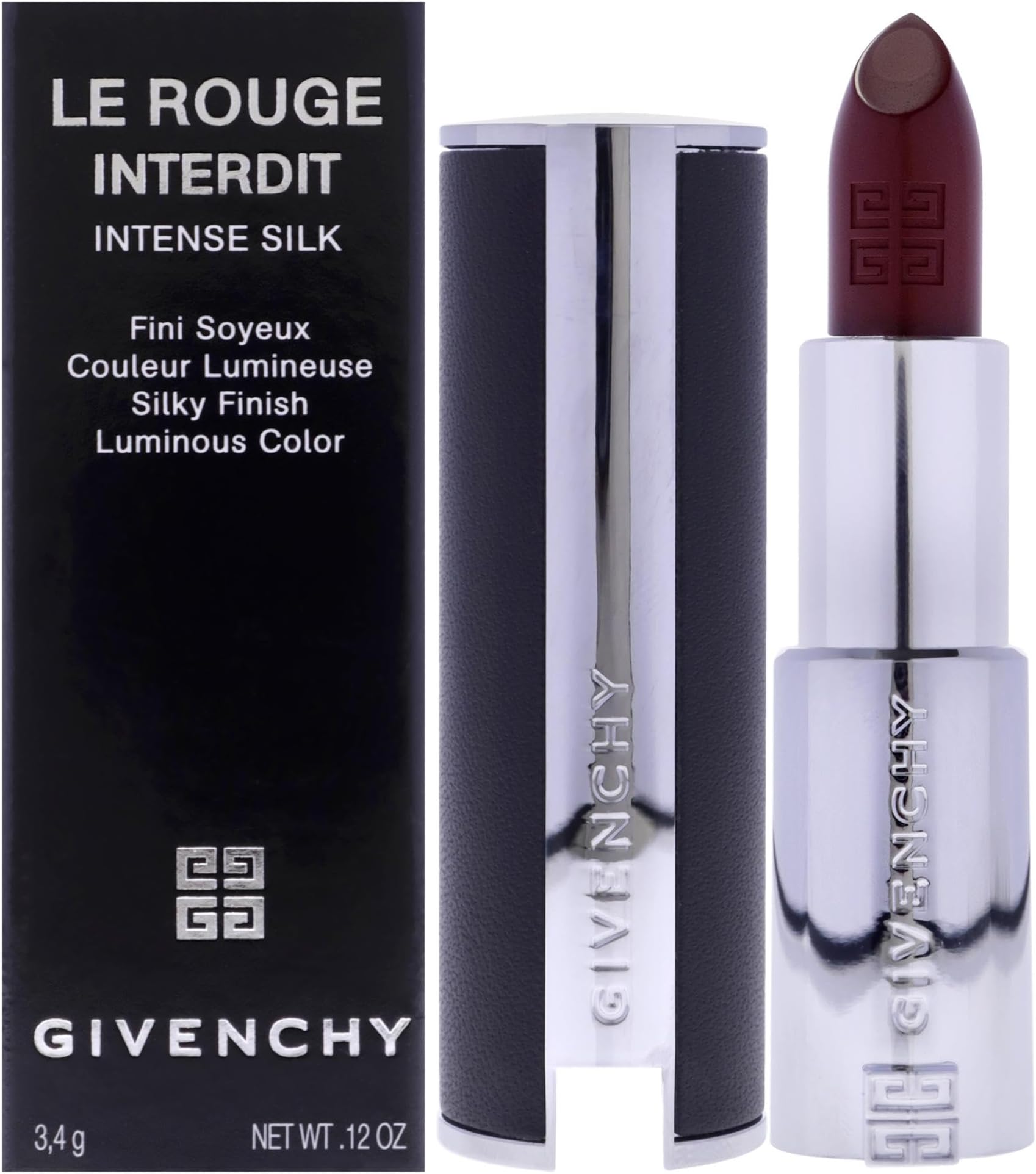 Amazon.com: Givenchy Le Rouge Interdit Intense Silk Lipstick - N117 ...