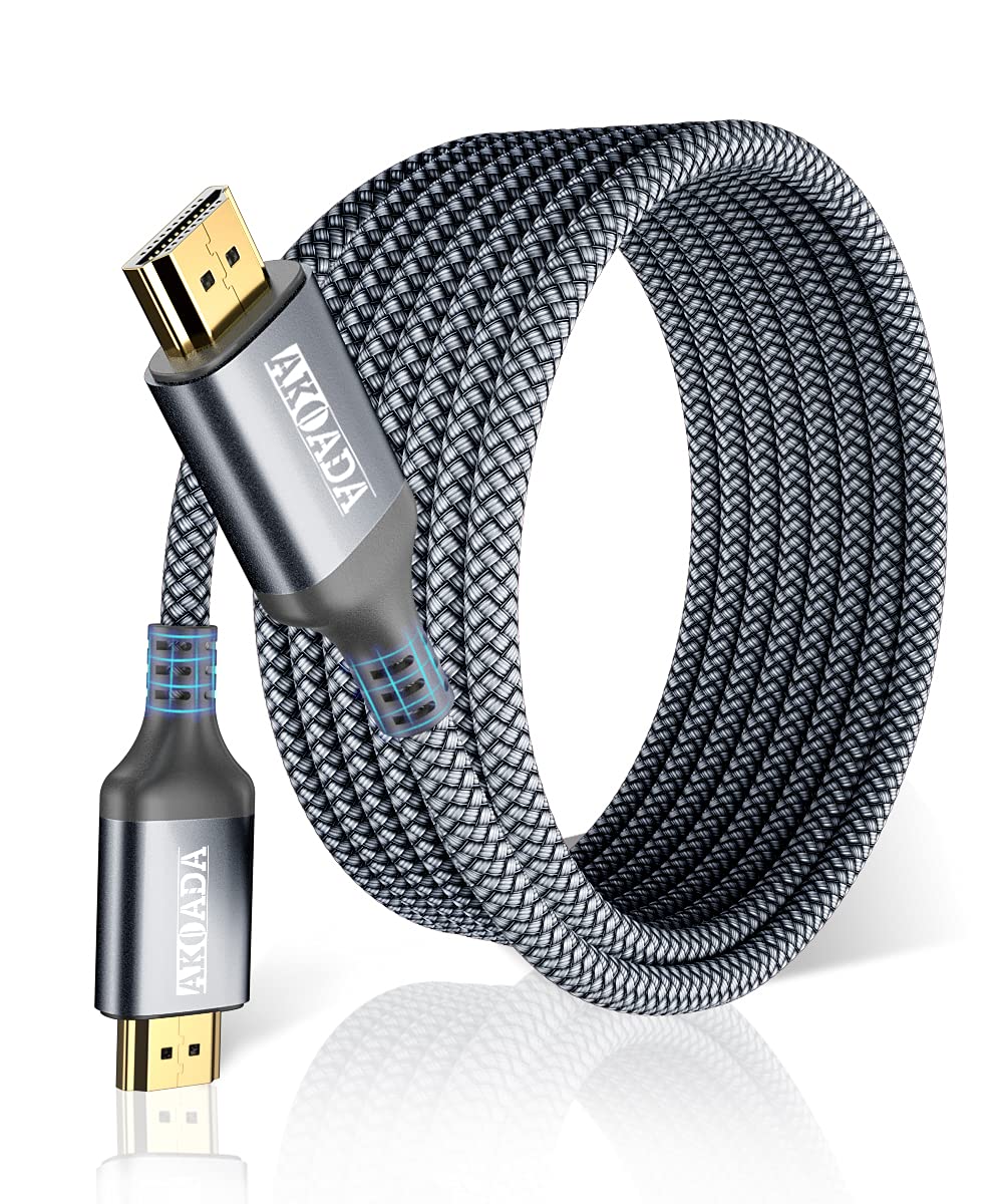 AkoaDa 20 FT 4K HDMI Cable, 18Gbps High Speed, Nylon Braided ...