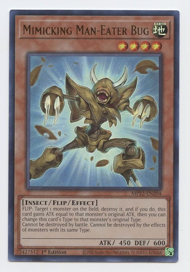 Mimicking Man-Eater Bug - MP22-EN204 - Ultra Rare - 1st Edition : Amazon.ca