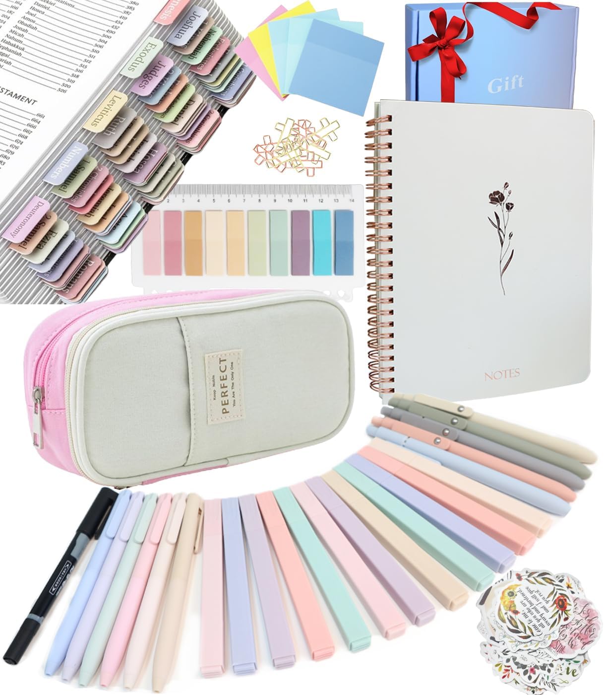 Amazon.com: Bible Study Supplies Journaling Kit with Tabs and ...