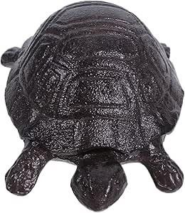 ORFOFE Cast Iron Turtle Key Hider Outdoor Hidden Key Holder Decorative ...