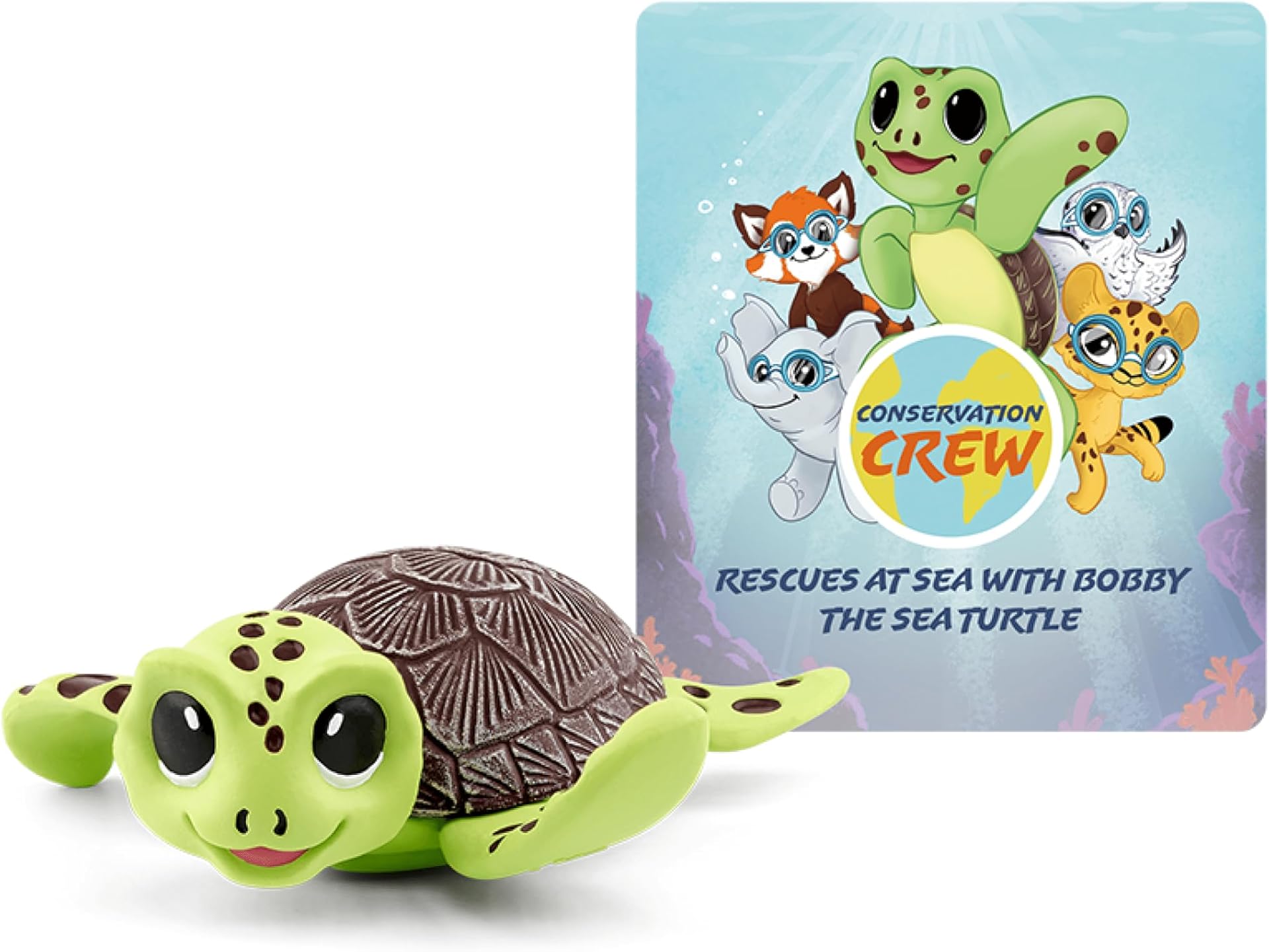 Bobby The Sea Turtle Audio Toy Figurine From Conservation Crew ...