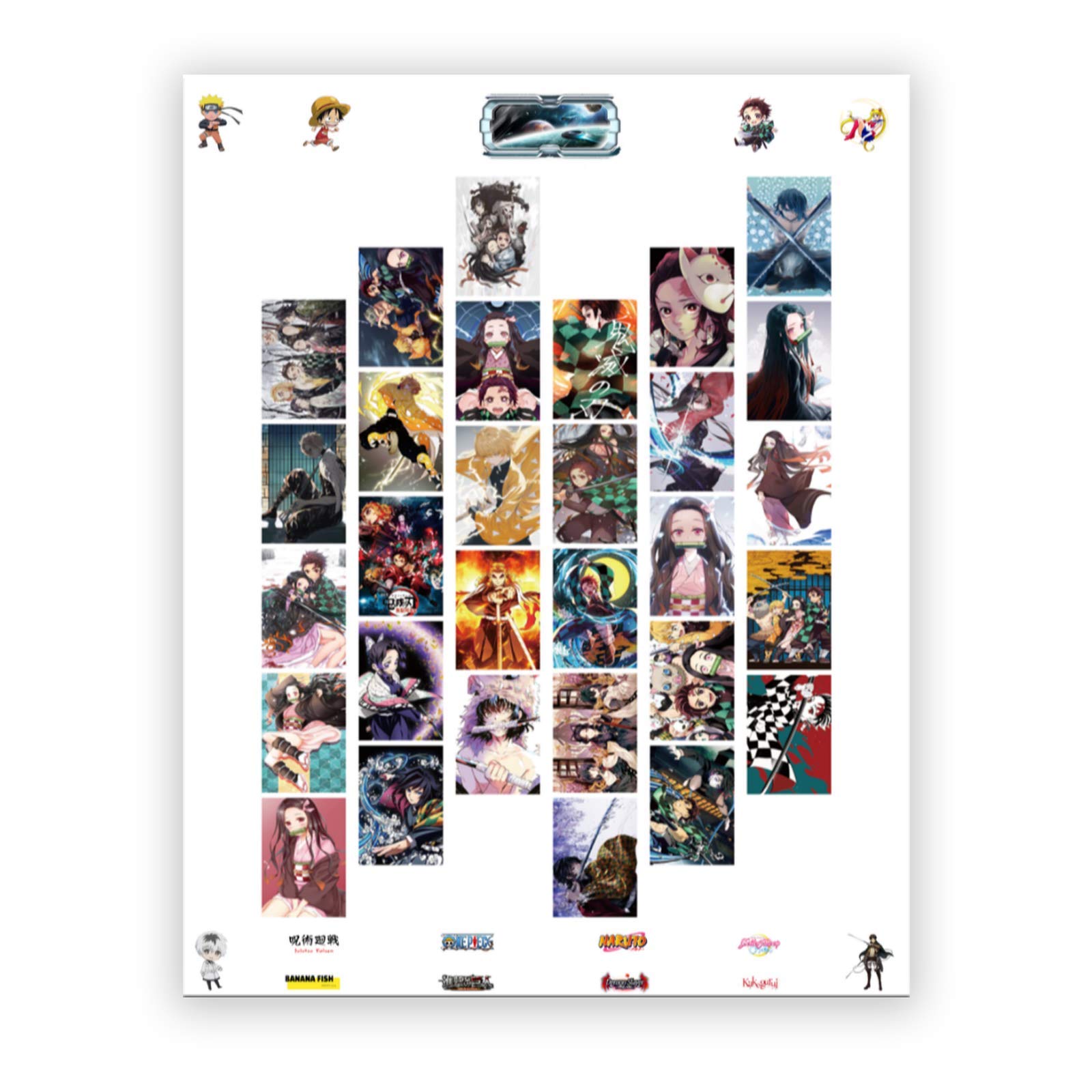 Kimetsu No Yaiba Anime Wall Collage Kit Aesthetic Pictures Bedroom ...