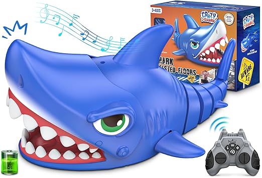 Amazon.com: KIDDITOY Remote Control Shark Toy for Kids | Rechargeable ...