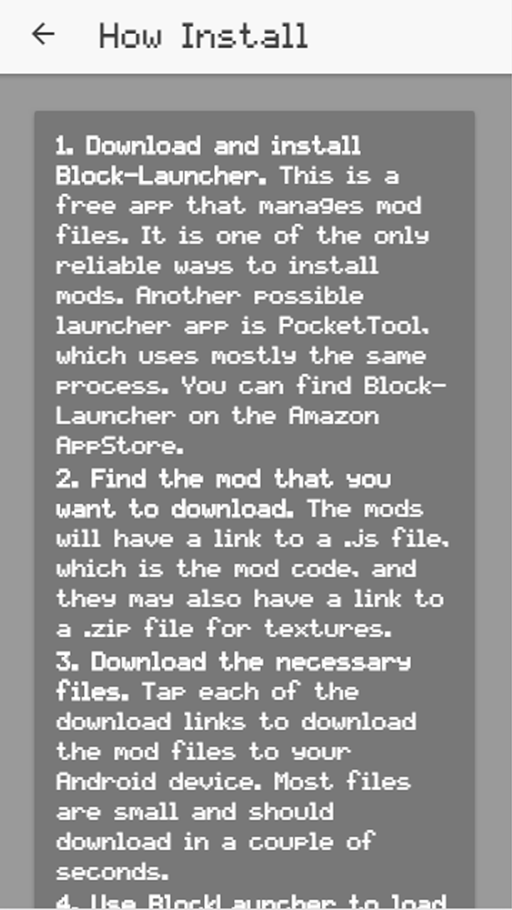Mods 19 - App on Amazon Appstore