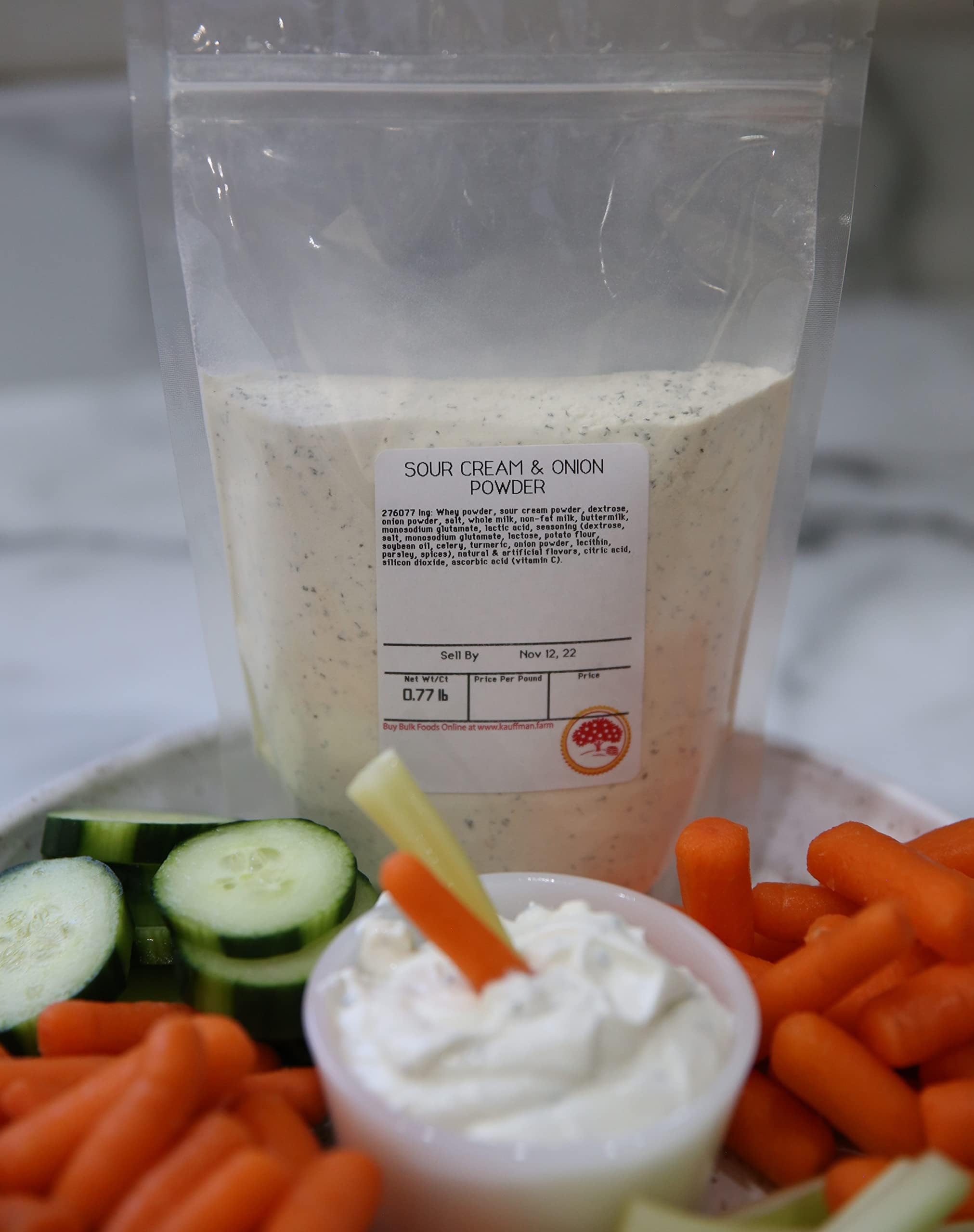 Amazon.com : Sour Cream & Onion Seasoning Powder, 12 Oz. Bag : Grocery ...