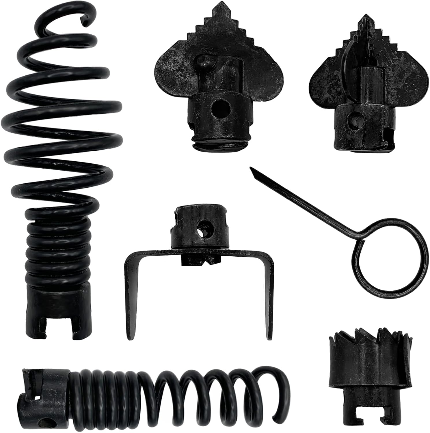 7 Pcs Drain Cleaner Combination Cutter Head Set 16mm Drain Snake Drill ...