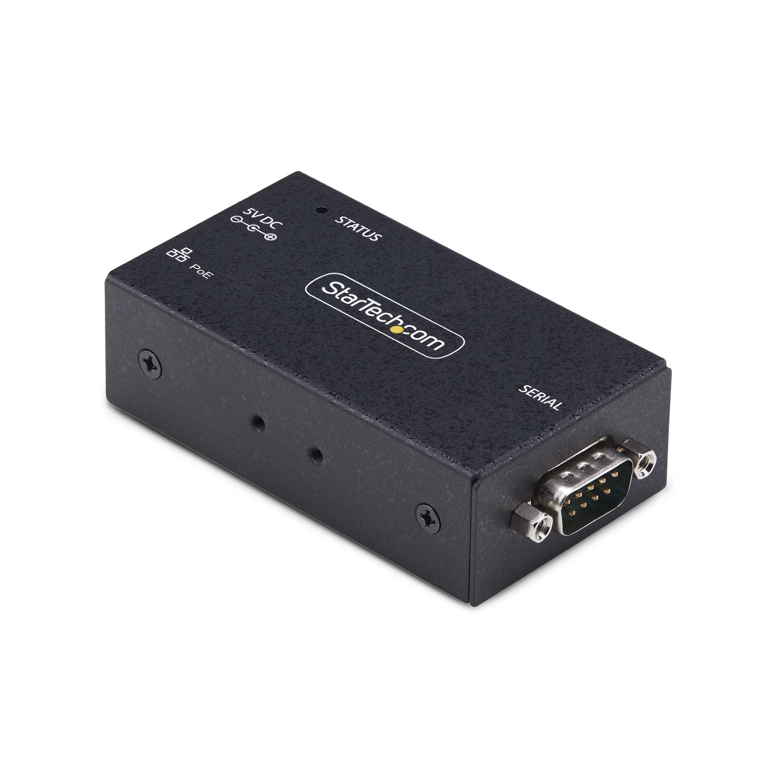 Amazon.com: StarTech.com 1-Port Serial to Ethernet Adapter, 802.3af PoE ...