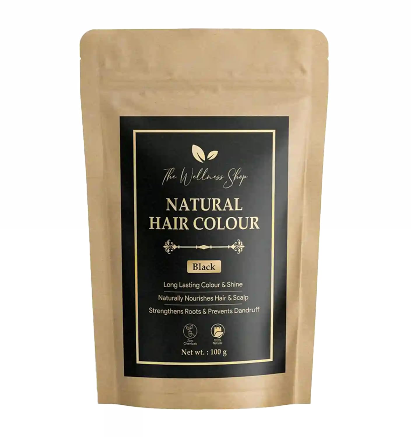 Amazon.com : The Wellness Shop - Natural Unisex Black Hair Color | Long ...