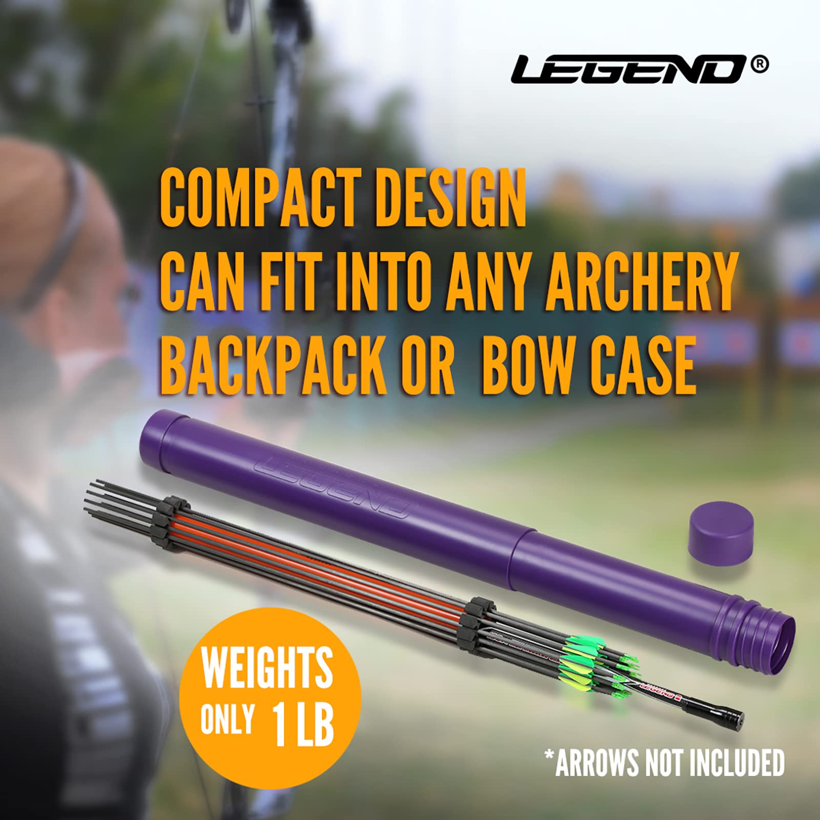 Snapklik.com : Arrow Tube Case - Adjustable Arrow Holder For Hunting ...