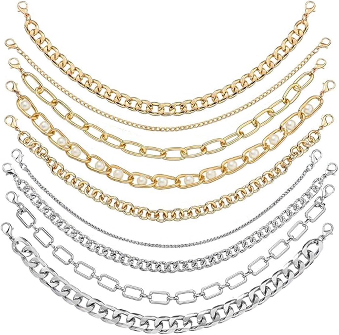 Amazon.com: Degpum 9pcs Trucker Hat Chains Detachable Hat Chain for ...