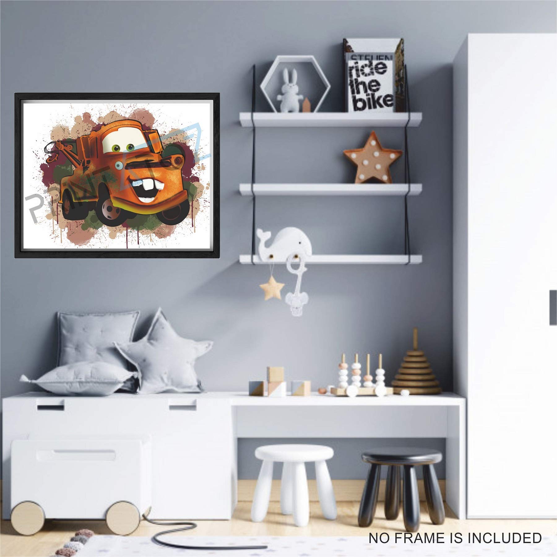 Print A To Z - Cars Movie Poster, Cars Watercolor Wall Decor Prints ...