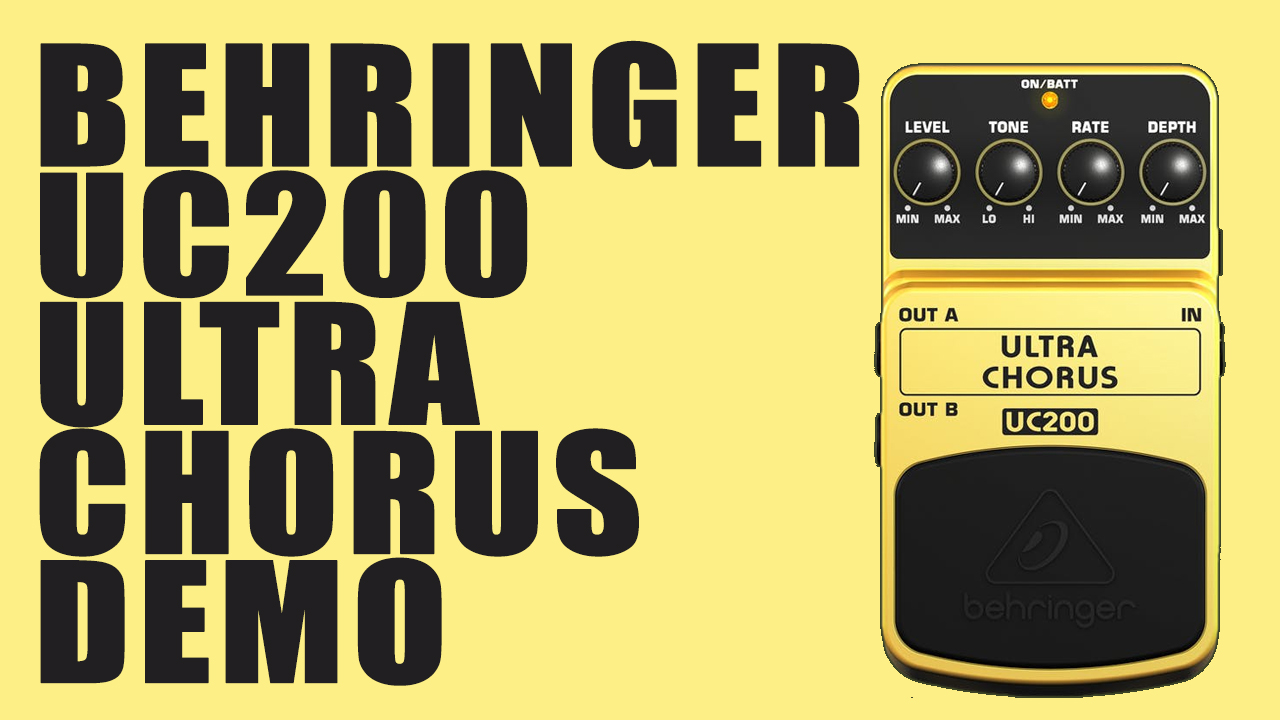 Watch Behringer - UC200 Ultra Chorus - Demo on Amazon Live