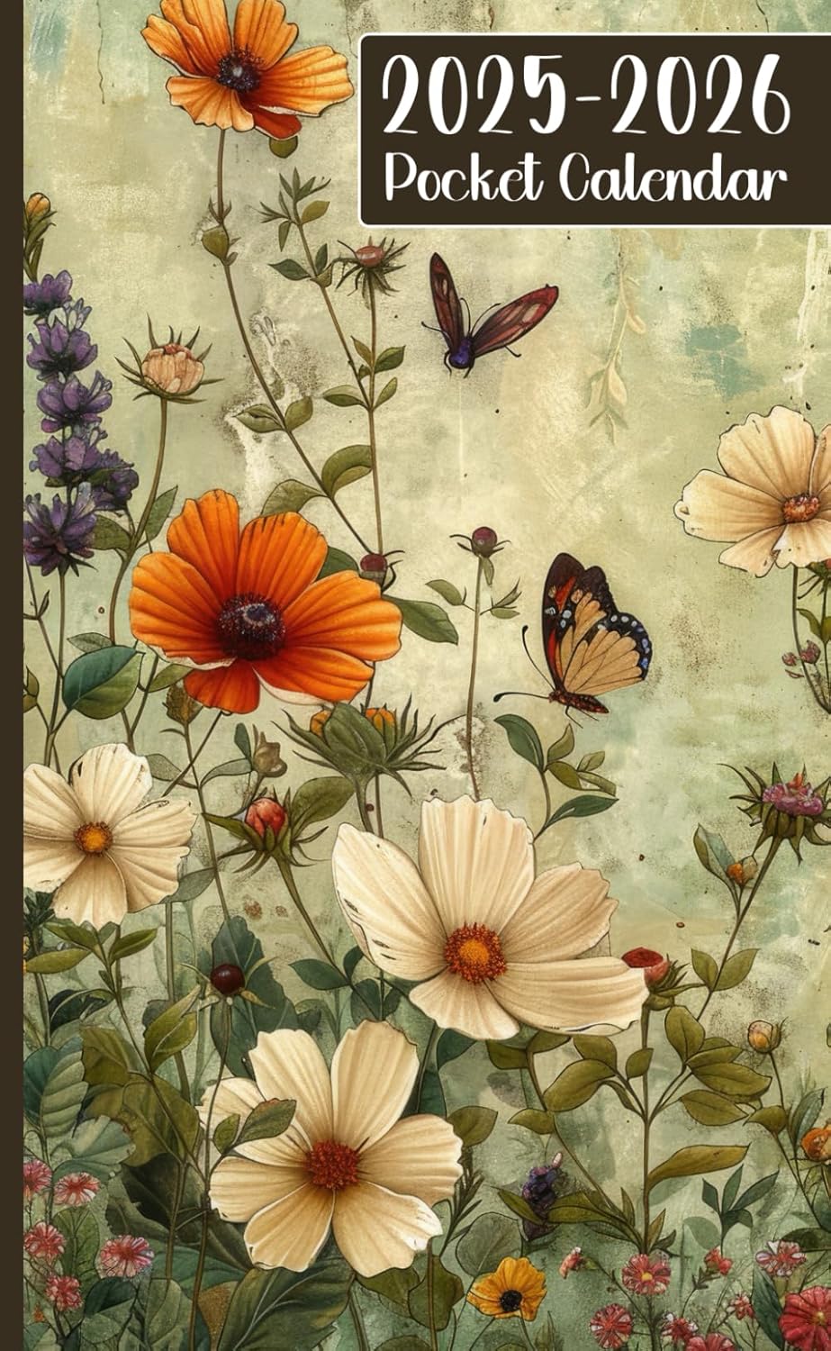 Amazon.com: Pocket Calendar 2025-2026 for Purse: Small 2 Year Monthly ...