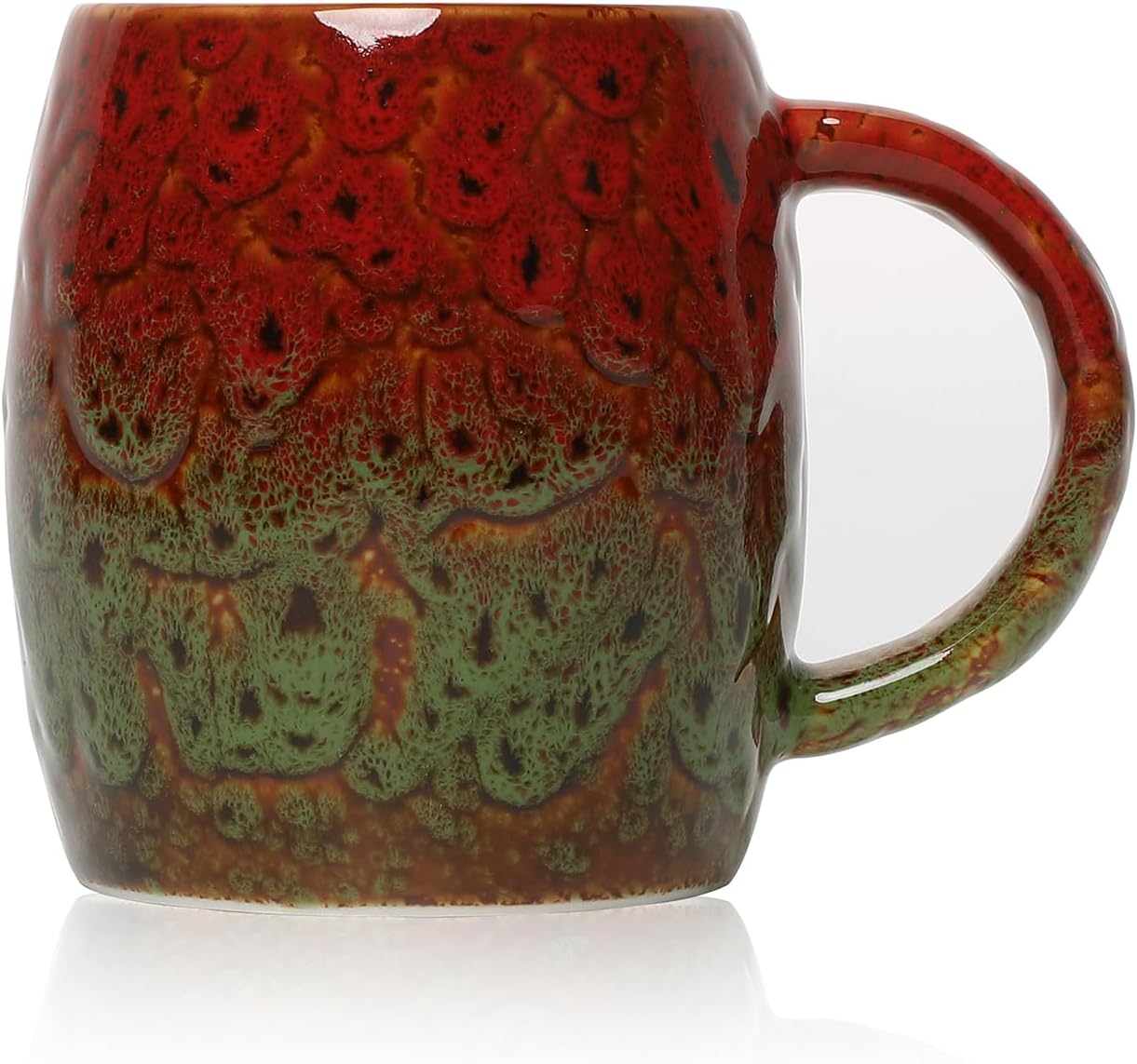 Amazon.com: CYZglass Large Ceramic Coffee Mug, 15 Oz Pottery Big Tea ...