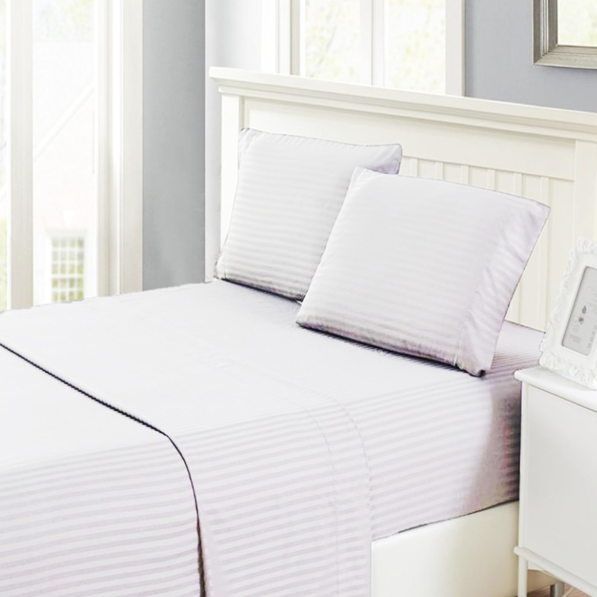 Amazon.com: Voyzz Home 4 Piece Queen Size Sheet Set - 100% Cotton ...