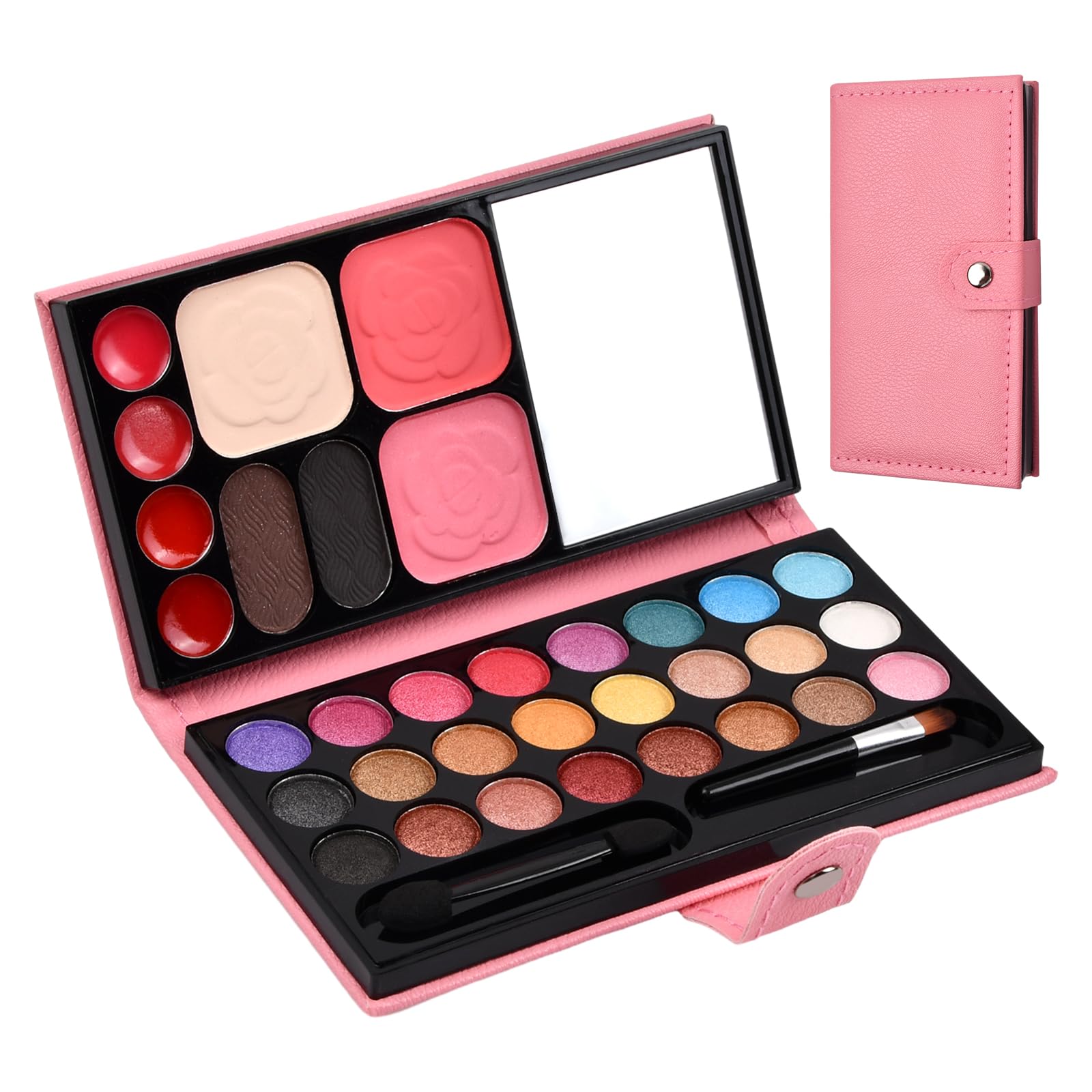 Kioiner 33 Colors Makeup Palette Kit for Girls Women, Include Eyeshadow ...